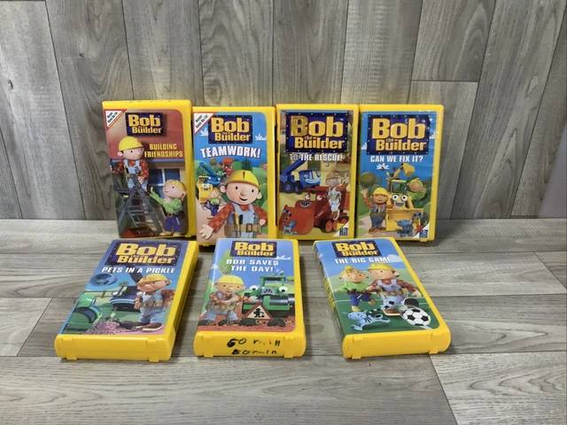 BOB THE BUILDER VHS Lot of 7 Clamshell Awesome Children Movie ...