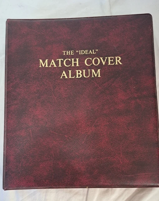 MATCH BOOK COVER Album, 150+ Match Covers 1950's-1980's, 50 Pages ...