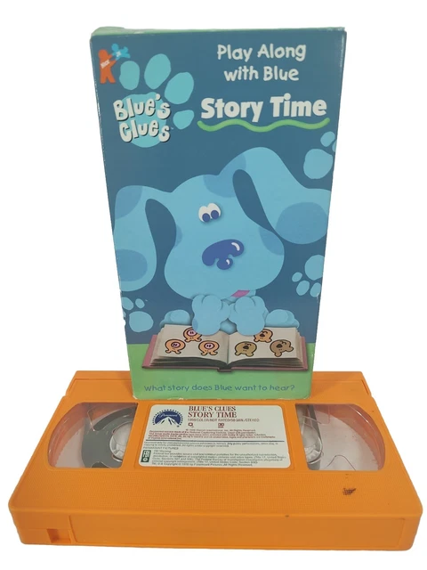BLUES CLUES STORY Time VHS 1998 Play Along With Blue Nick Jr ...