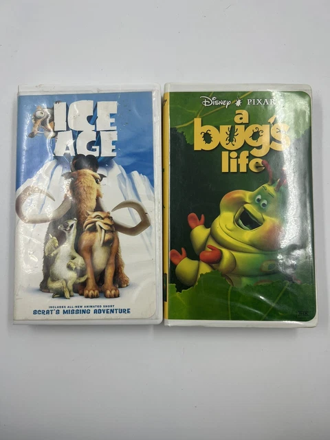 DISNEY PIXAR & 20th Century Fox Vhs X 2 Bugs Life And Ice Age $14.99 ...