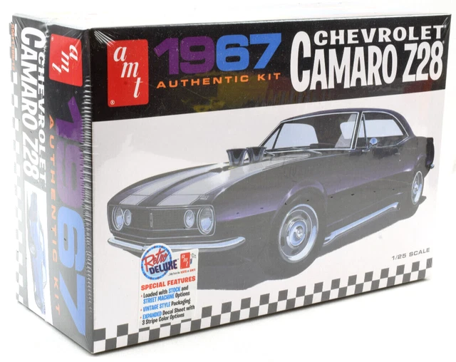 AMT 1967 CHEVY Camaro Z28 1:25 Scale Plastic Model Car Kit 1309 £28.54 ...