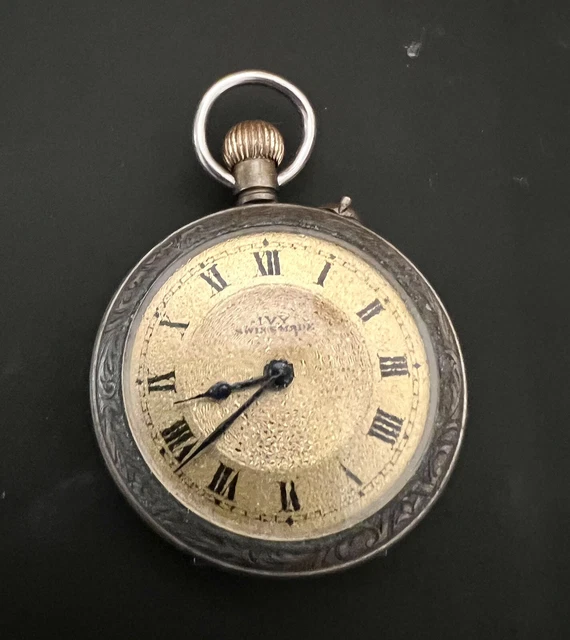 ANTIQUE LADIES FOB / Pocket Watch - Ivy Registered Trade Mark Swiss ...