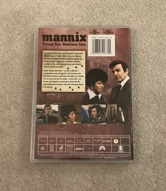 MANNIX THE SIXTH Season DVD Set (1973, Paramount Pictures) *Tested ...