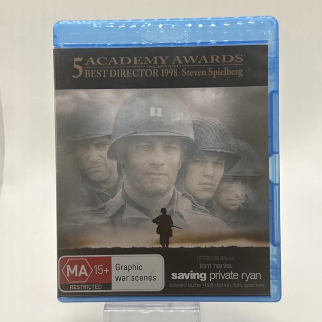 SAVING PRIVATE RYAN 1998 Blu-Ray Steven Spielberg Tom Hanks Matt Damon ...