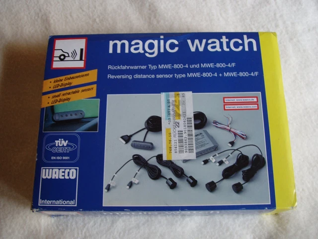 WAECO MAGIC WATCH Rückfahrwarner Typ MWE-800-4 u. MWE-800-4/F NEU EUR ...