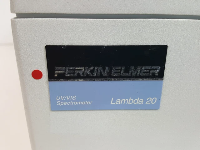 PERKIN ELMER UV/VIS Spectrometer Model - Lambda 20 Part no. BUV20200 ...