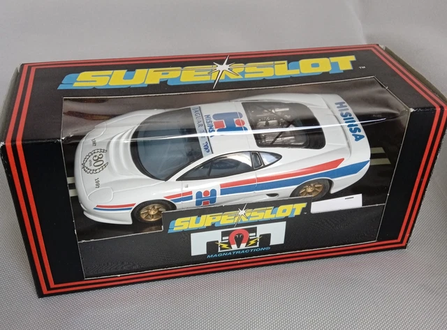 SCALEXTRIC SUPERSLOT JAGUAR XJ220 HISINSA H2025 GOLD Logo, 1:32 neu und ...