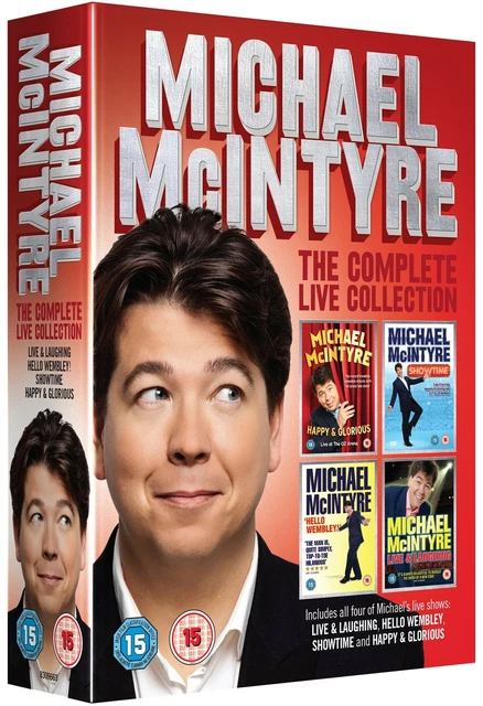 MICHAEL MCINTYRE THE Complete Live Collection New Region 4 DVD Box Set ...