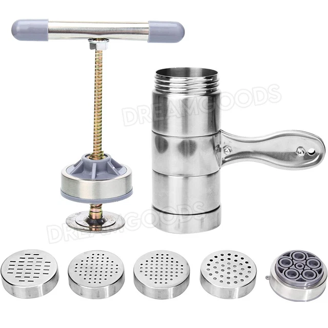 HOME PORTABLE MANUAL Press Pasta Machine Noodle Maker Cutter Fruit ...