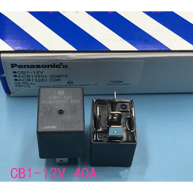 CB1-12V ACB13201 PANASONIC Relè elettromeccanico 5 pin (set di 2) EUR 8 ...