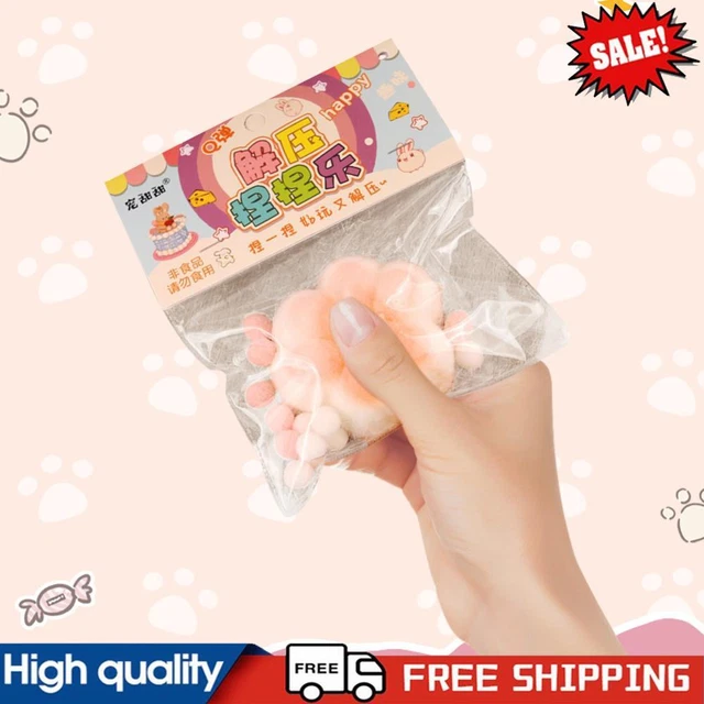 CUTE CAT PAW Sensory Fidget Toys Pinch Decompression Stress Relief Toy ...