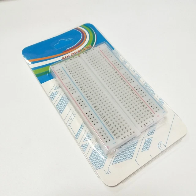 SOLDERLESS BREADBOARD 400 Point Tie Prototype Test Bread Board PCB For ...