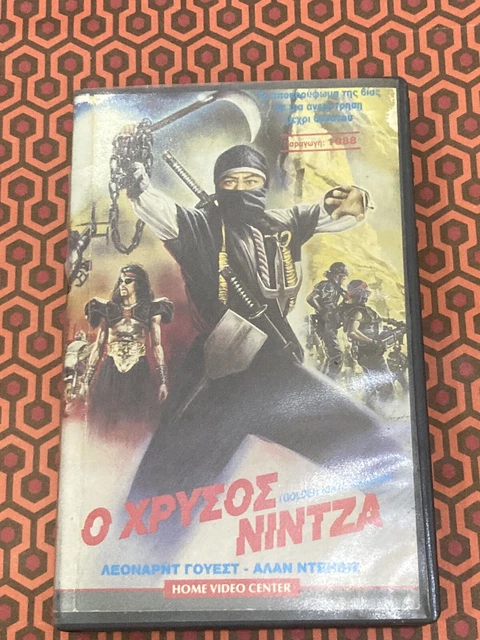 GOLDEN NINJA INVASION VHS (Greek) English Audio Filmark Please Read ...