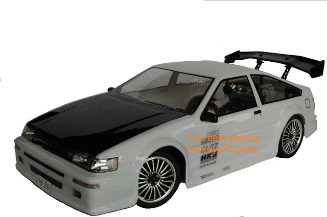 1:10 RC CLEAR Lexan Body Shell -Toyota AE86 Levin 200mm suit race ...