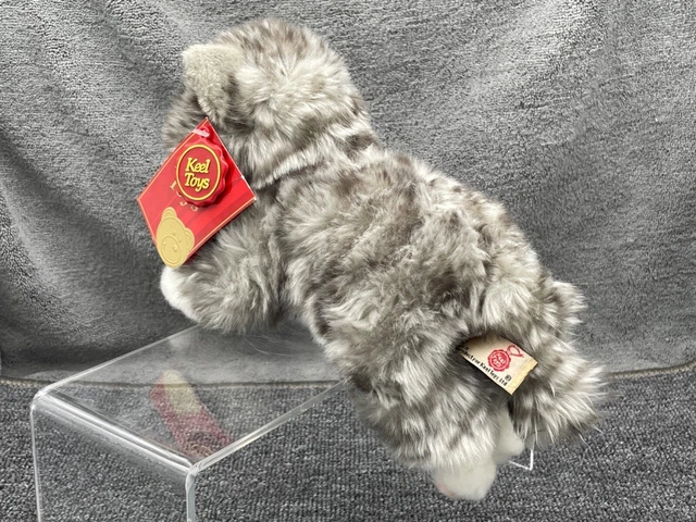 KEEL TOYS KAYLA Grey Tabby Kitten Cat Plush Soft Toy/ New With Tags £12 ...