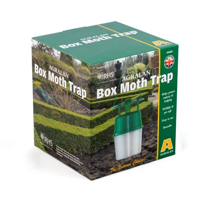 RHS AGRALAN BOX Moth Trap Natural Pheromone Buxus Monitoring £18.99 ...