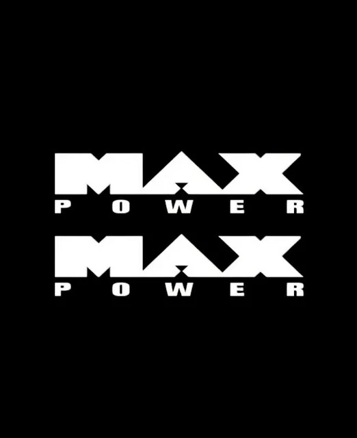 2 X MAX Power Magazine Logos Retro 90s Vinyl Decal Stickers Jdm Jap ...