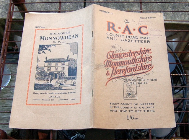LOVELY OLD R.A.C. Gazetteer : Hereford, Monmouth, Gloucestershires ...