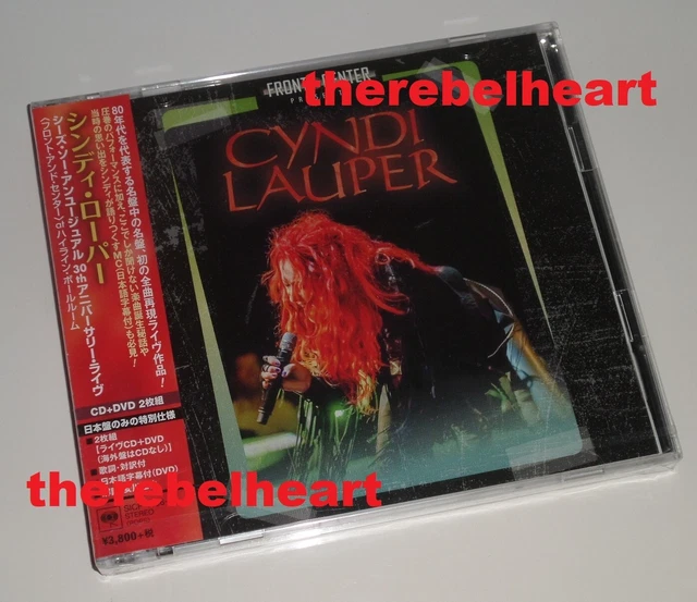 CYNDI LAUPER FRONT And Center 2015 Japanese CD & DVD Set JAPAN ONLY ...