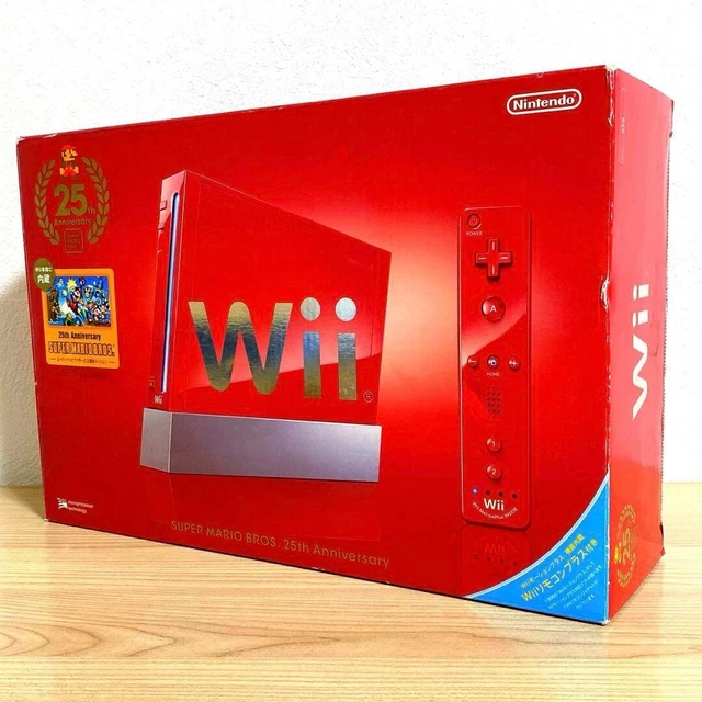 NINTENDO WII SUPER Mario Bros 25th Anniversary Limited Edition Console ...
