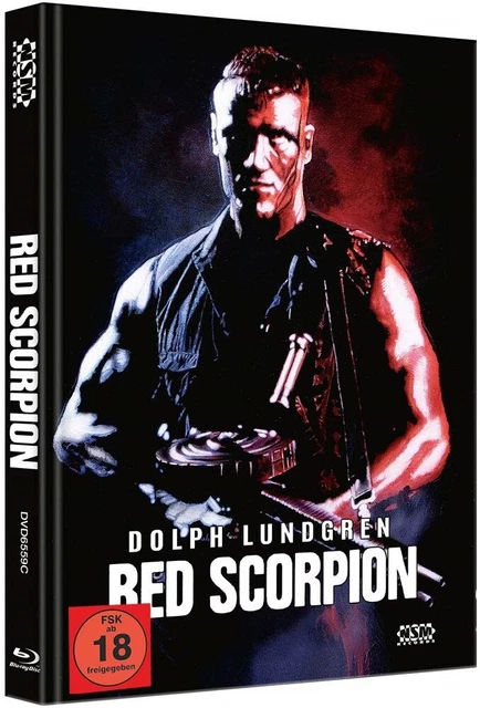 MEDIABOOK RED SCORPION 1989 Dolph Lundgren Cover C Limited Blu-Ray ...