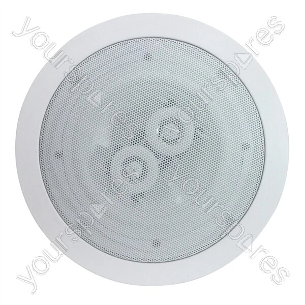 E-AUDIO ROUND CEILING Speaker With Dual Offset Tweeters £29.84 ...