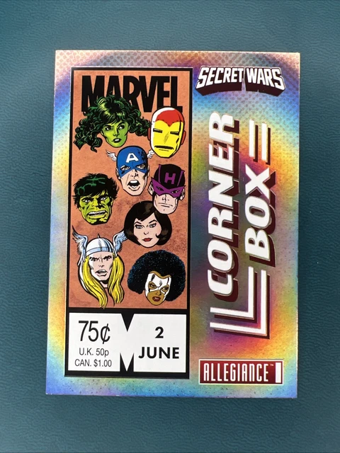 2024 MARVEL SECRET Wars Allegiance Corner Box #CB-2 Prisoners Of War ...