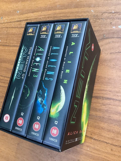 THE ALIEN SAGA Box Set (VHS/DM, 1997) Cassette Tape Horror Sci Fi £12. ...