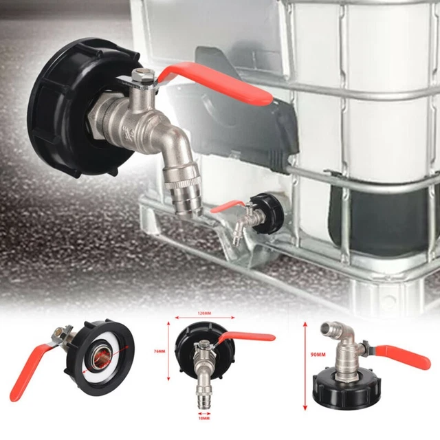 IBC TANK TAP Adapter For 1000 Liter Container Tank Internal Thread ...