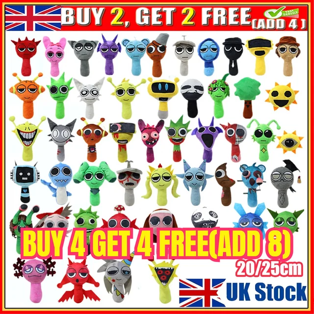 SPRUNKI PLUSH TOY Simon Oren Winda Sprunki Character Doll Plush Toy ...