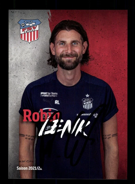 ROBIN LENK AUTOGRAMMKARTE FSV Zwickau 2021-22 Original Signiert EUR 1 ...