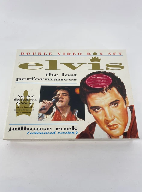 VINTAGE ELVIS PRESLEY 1982 Double VHS Video Box With Posters £9.99 ...