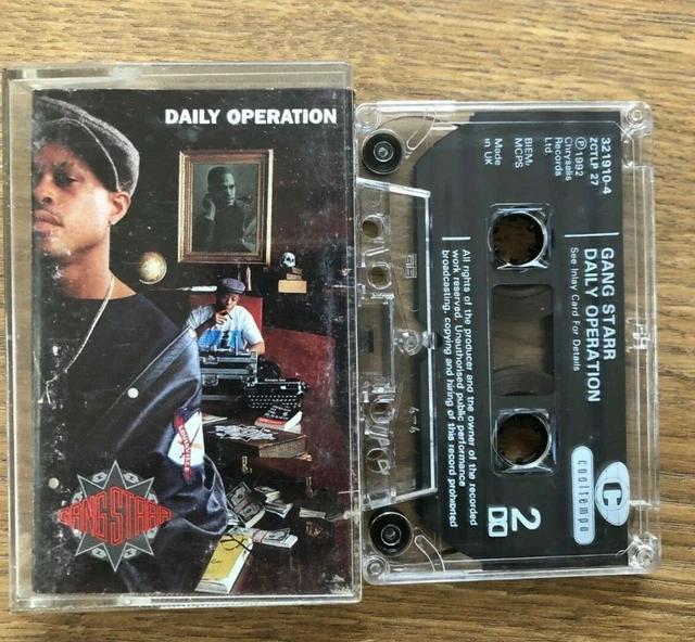 GANG STARR - Daily Operation UK cassette DJ Premier Guru £34.99 ...
