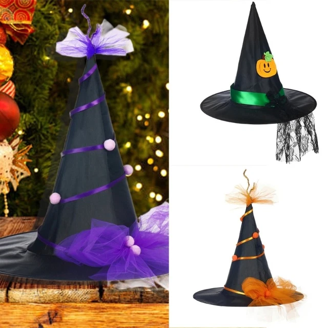 KIDS PUMPKINS WITCH Hat Pointed Witch Hat Pumpkins Witch Hat Witch ...