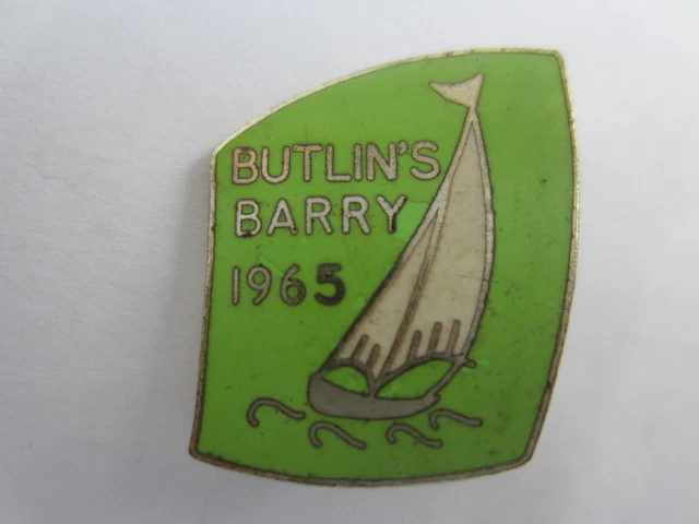 BUTLINS BARRY ISLAND 1965 Badge *THE HOLY GRAIL OF BUTLINS BADGES ...