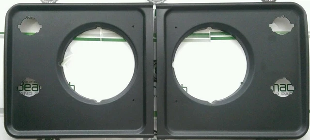 LAND ROVER DEFENDER 90, 110, Head Light, Lamp, Surrounds Matt Black ...