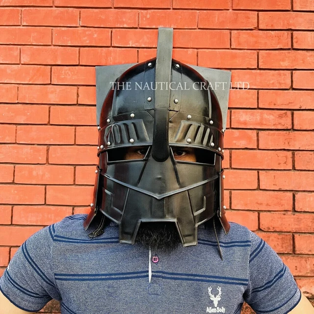 CASQUE BLEUI DES nains moria médiévaux | Le casque du film hobbit | GN ...