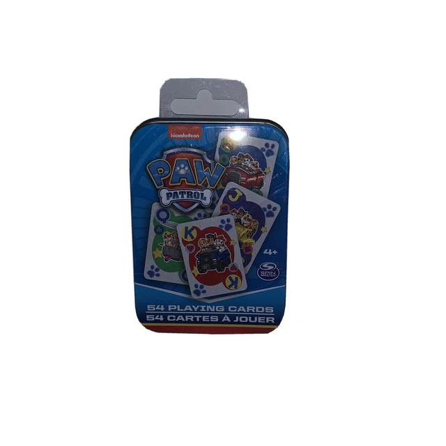 NICKELODEON PAW PATROL Playing cards In A Collectible Tin $8.81 - PicClick