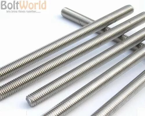 M6 M8 M10 M12 M16 M20 A2 Stainless Steel Din 976 Left Hand Threaded Bar ...