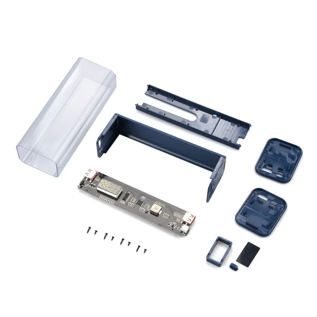 BATTERY CHARGER CASE Power Bank Box Kit Need Soldering For 8PCS 18650 ...