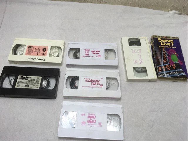 Barney Bundle Of 4 Vhs Barney Live Halloween Party B4 34 33