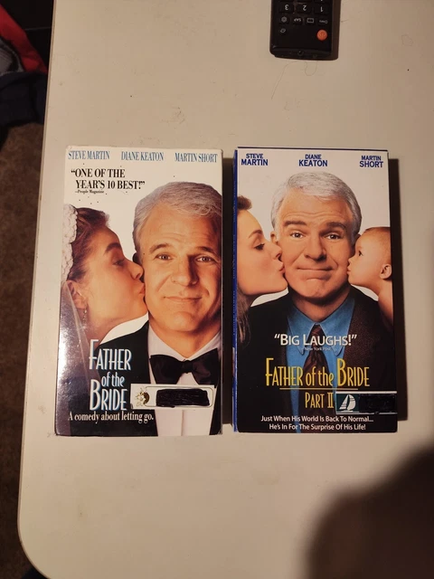 FATHER OF THE Bride VHS And Father Of The Bride 2 Lot Of 2 VHS Tapes £5 ...