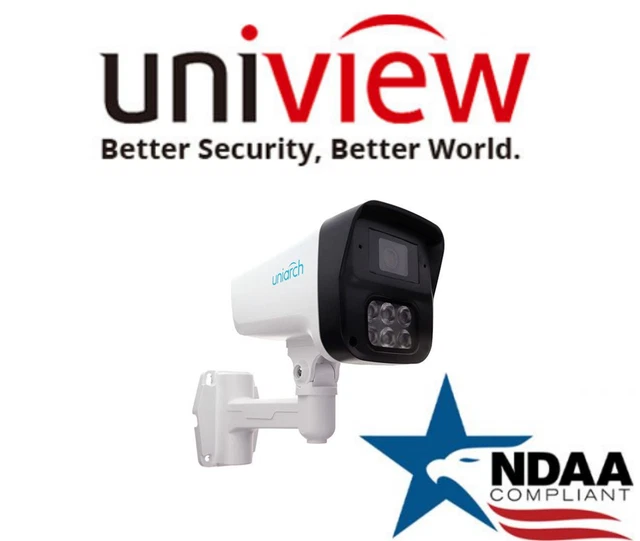 UNV IPC-B213-APF40W 3 MÉGAPIXELS IR IP67 IP caméra de sécurité unique 4 ...