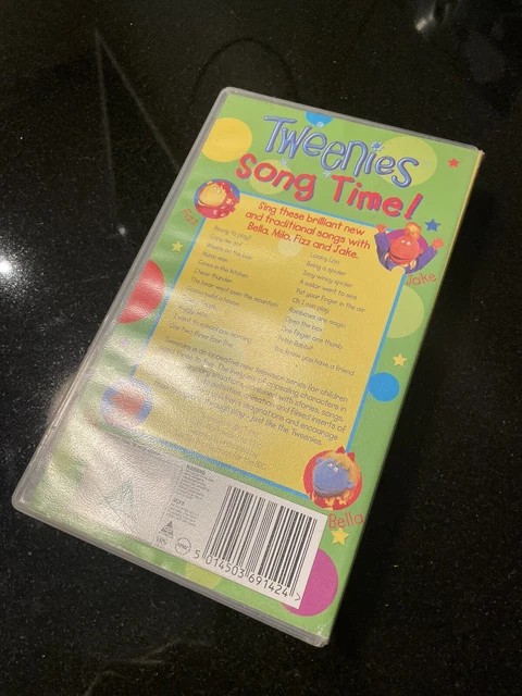 TWEENIES BBC VHS Video SONG TIME Vintage 1999 With 23 Brilliant Songs ...