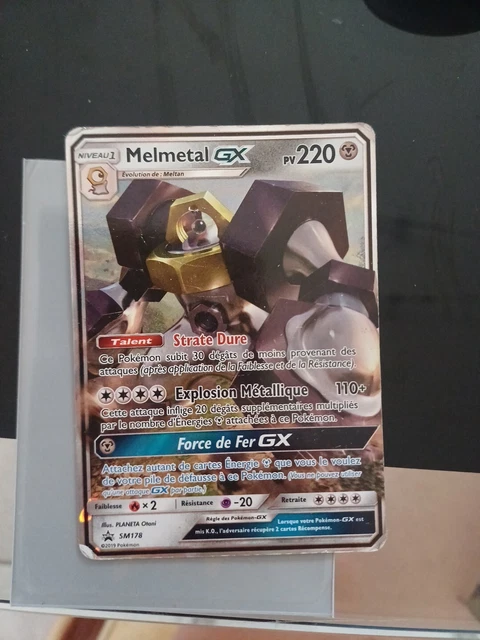 CARTE POKÉMON MELMETAL GX Promo SM178 Soleil Et Lune 2019 FR EUR 1,00 - PicClick FR