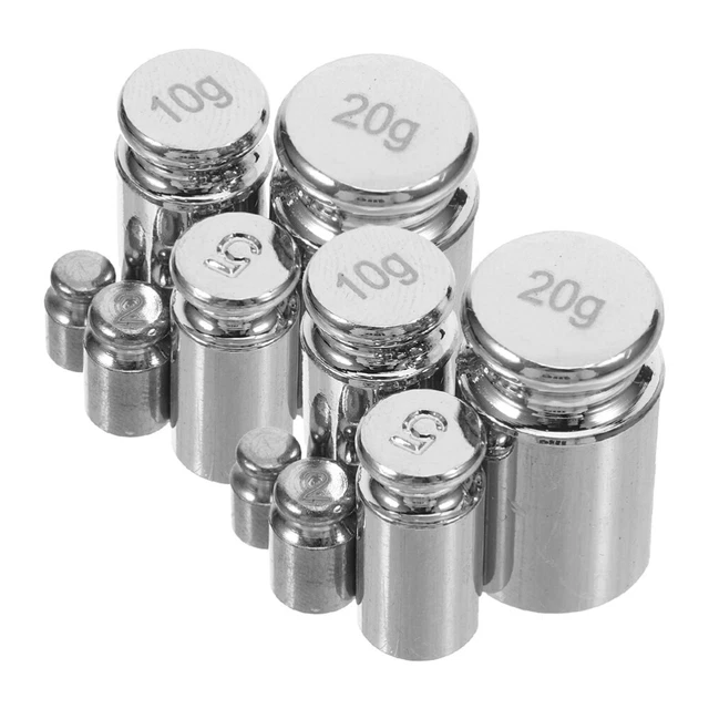 10 PCS WEIGHT Kit Gram Scale Balance Calibration Weights for Digital £8 ...