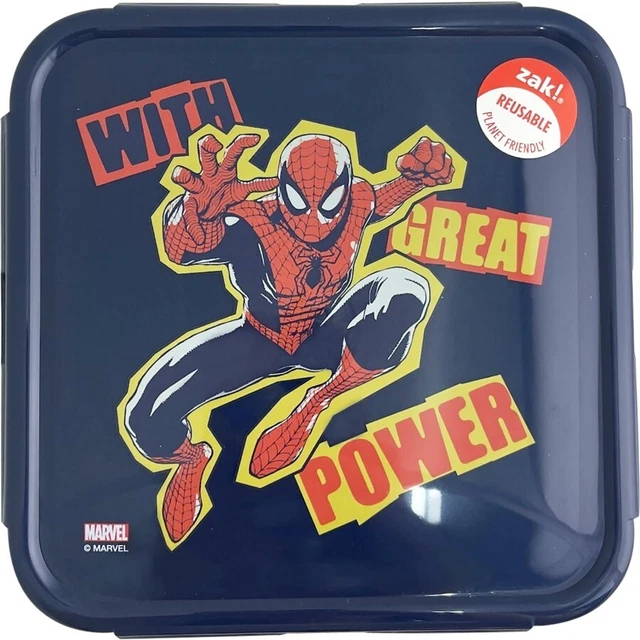 ~ ZAK! MARVEL Spider-Man Sandwich Container ~ Spider-Man Lunch Box ~ $9 ...