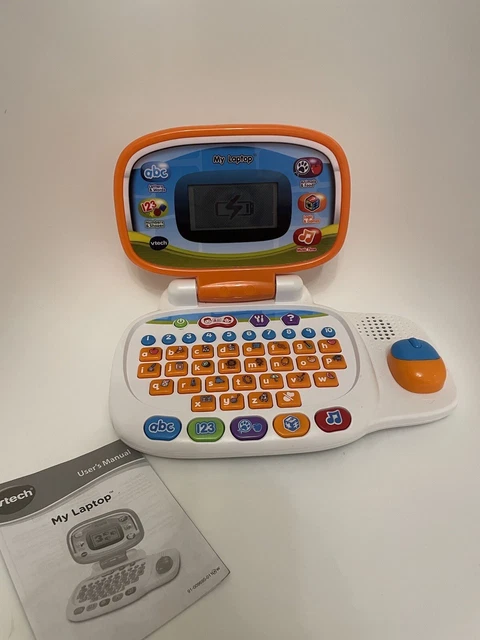 VTECH MY LAPTOP Orange Tote And Go Preschool Educational Computer £0.99 ...