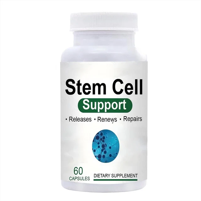 STEM CELL SUPPORT - Releases Renews Repairs Natural Supplement 60 ...