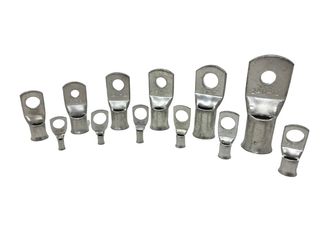 COPPER TUBE TERMINALS Terminal Battery Welding Cable Lug Ring Crimp ...